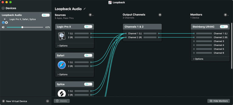 Macの中で鳴っている音を録画したい時に「Loopback」が便利！ - ディレイマニア