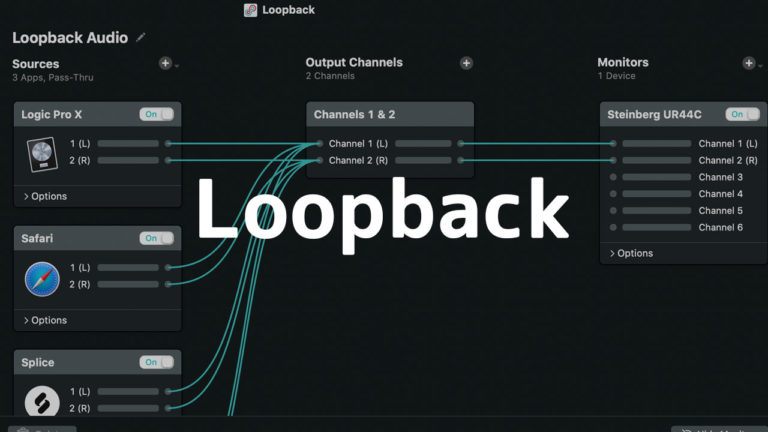 Macの中で鳴っている音を録画したい時に「Loopback」が便利！ - ディレイマニア