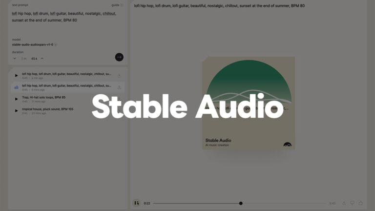 Stability AIが音楽生成AI「Stable Audio」をリリース！今後に期待したいサービスでした！ - ディレイマニア