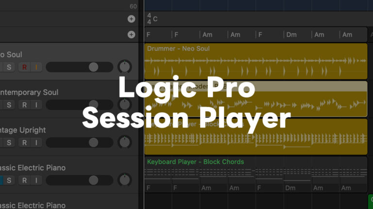 Logic Pro 11の新機能Session PlayerはDrummerの進化版だった - ディレイマニア